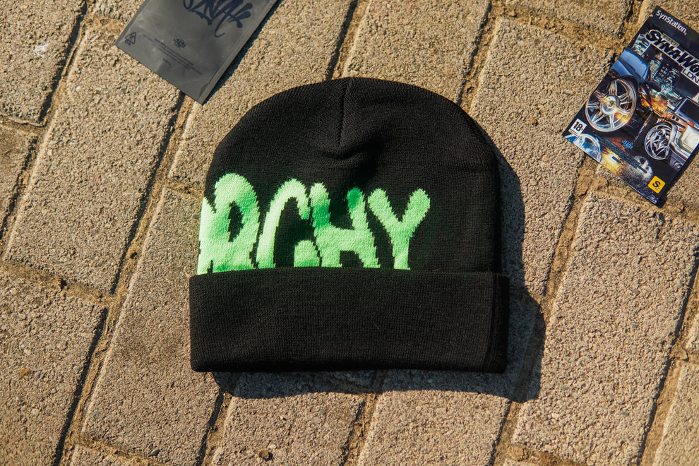 BEANIE BLACK AND GREEN ORIGINAL SYNA WORLD ️ – Mi tienda